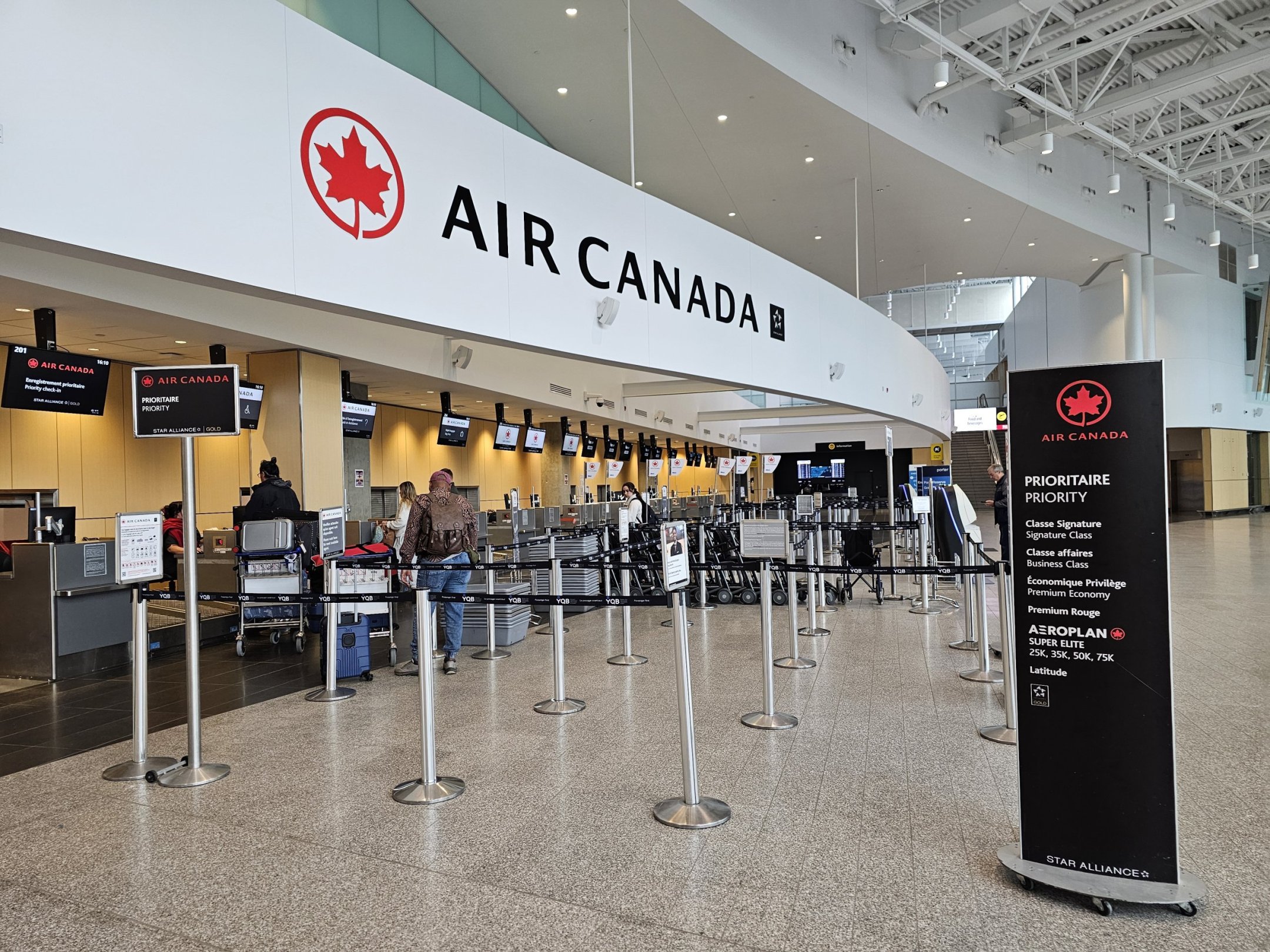 Air Canada check-in gratuito - quando e como fazer